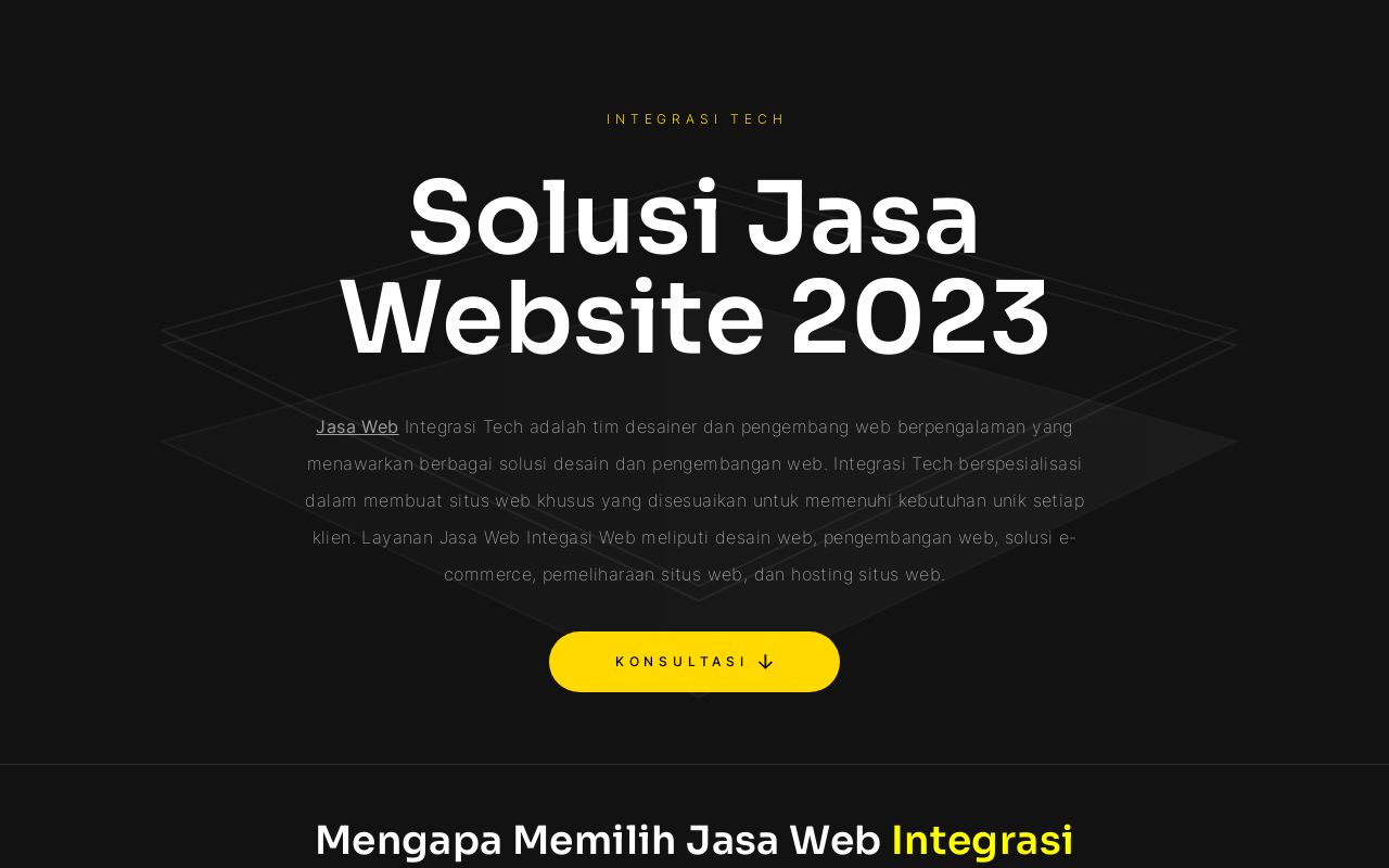 Integrasi Tech | Solusi Jasa Website Anda